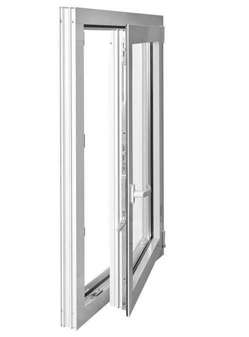 Kjøp Sidesving vindu med vipp PVC @ 1749.82 kr